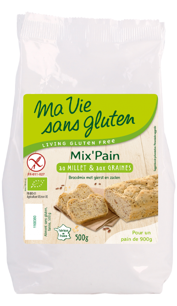 Mix’Pain au millet & aux graines - Ma Vie Sans Gluten