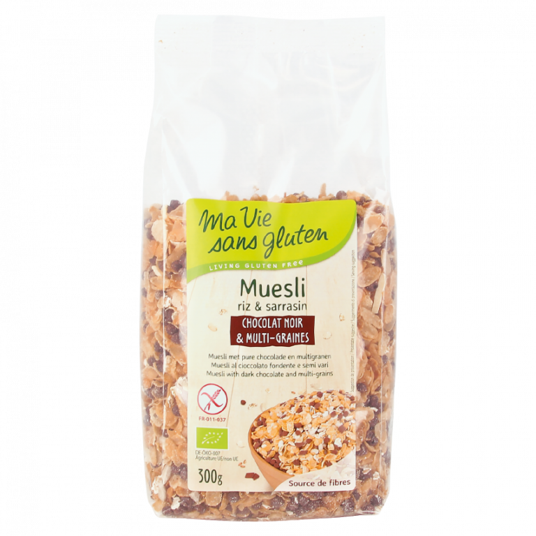 Muesli bio chocolat noir et multi-graines – 300g – MVSG – petits ...
